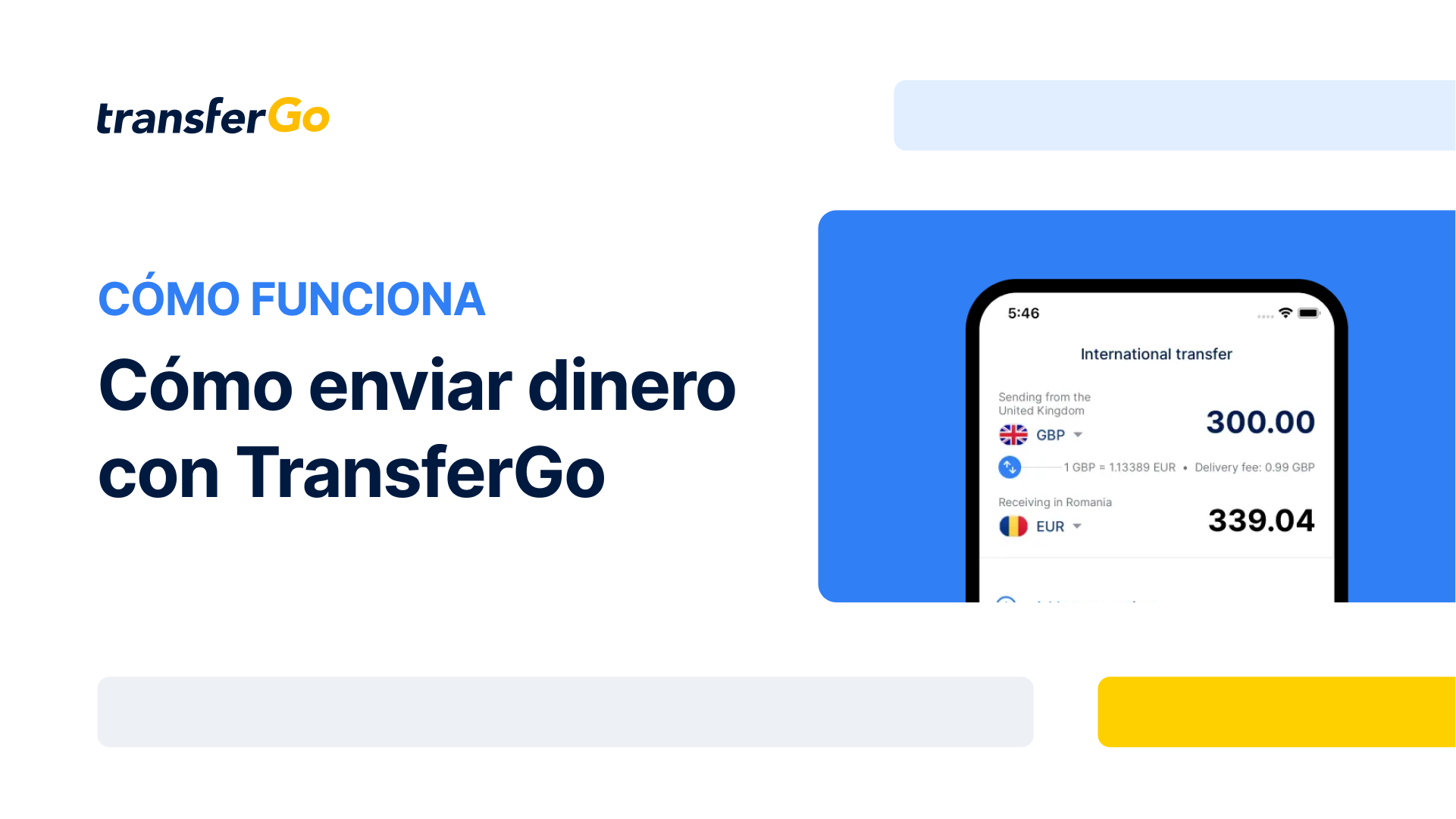 Cómo funciona - TransferGo